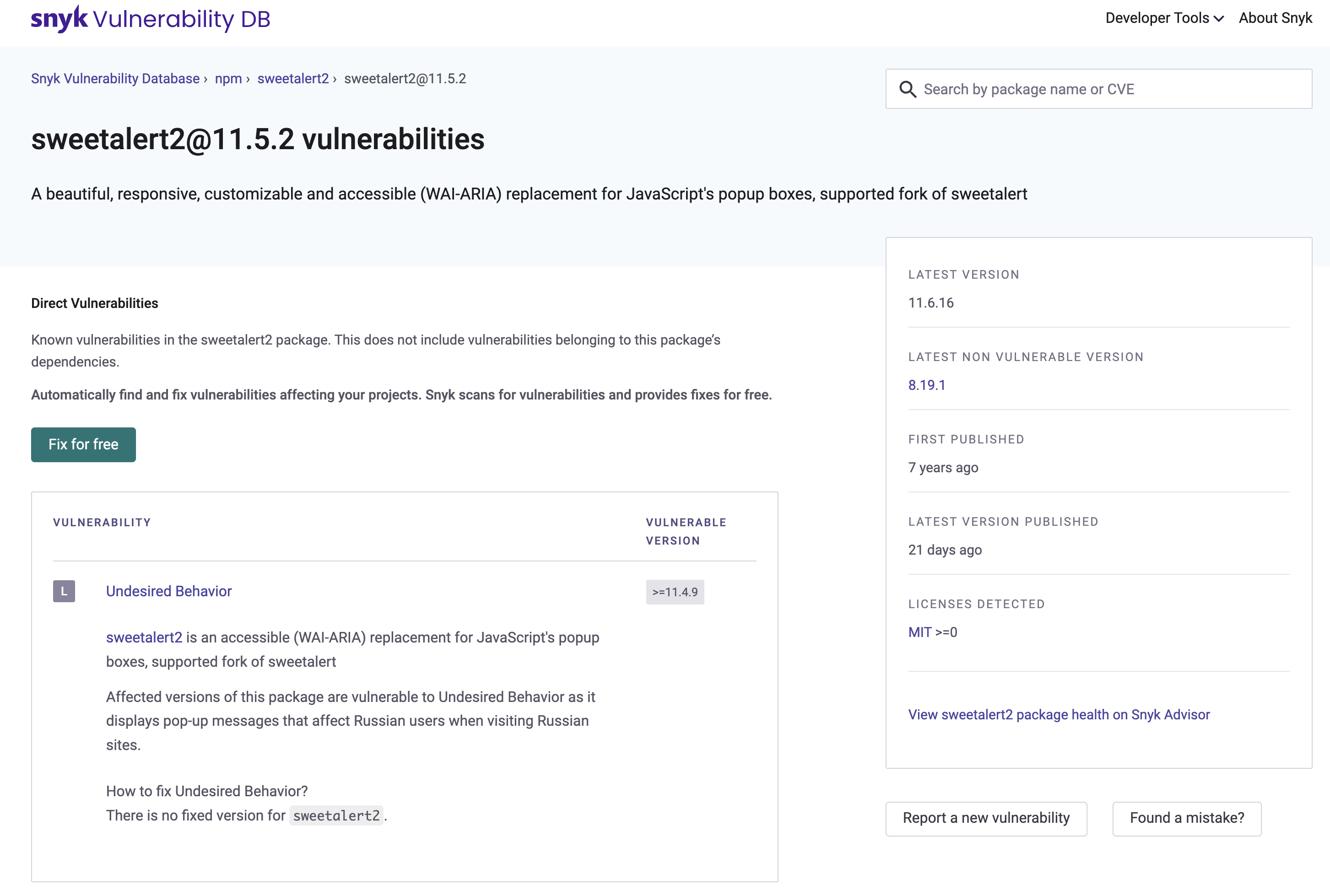 Just A Suggestion From Experience · Issue 2 · Lirantal Snyk Vs Npm