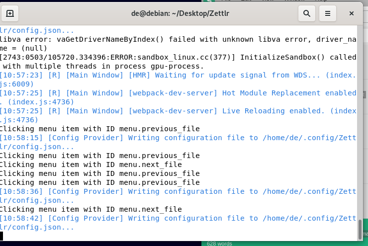 [Bug] next and previous buttons not working · Issue #3438 · Zettlr/Zettlr · GitHub