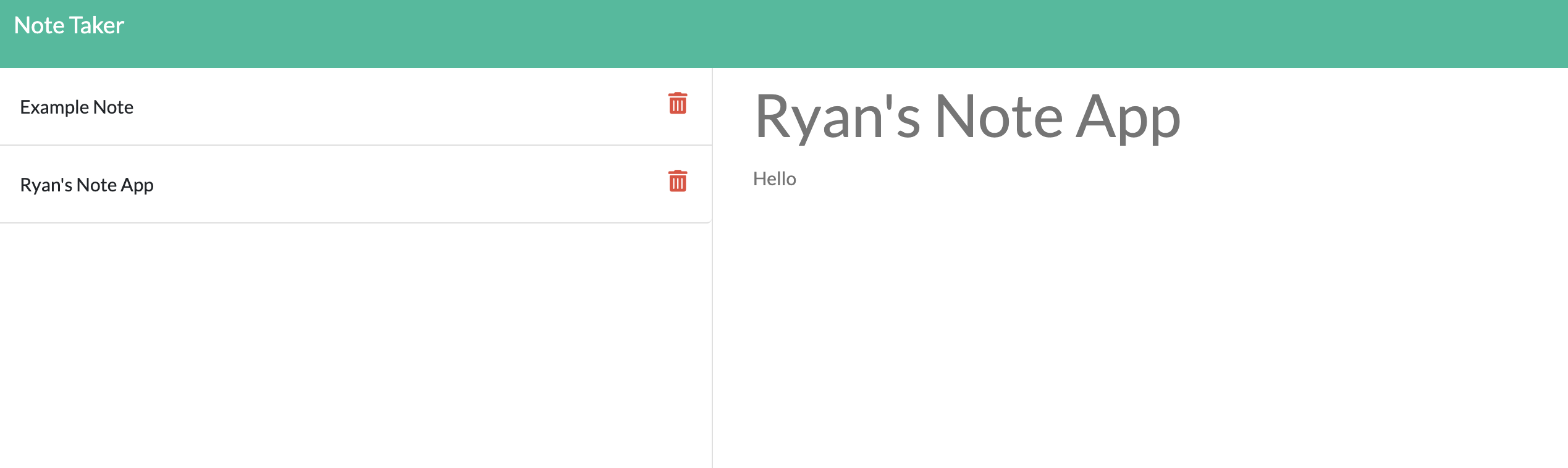 GitHub - RyanSchu/11_Note_taker_app