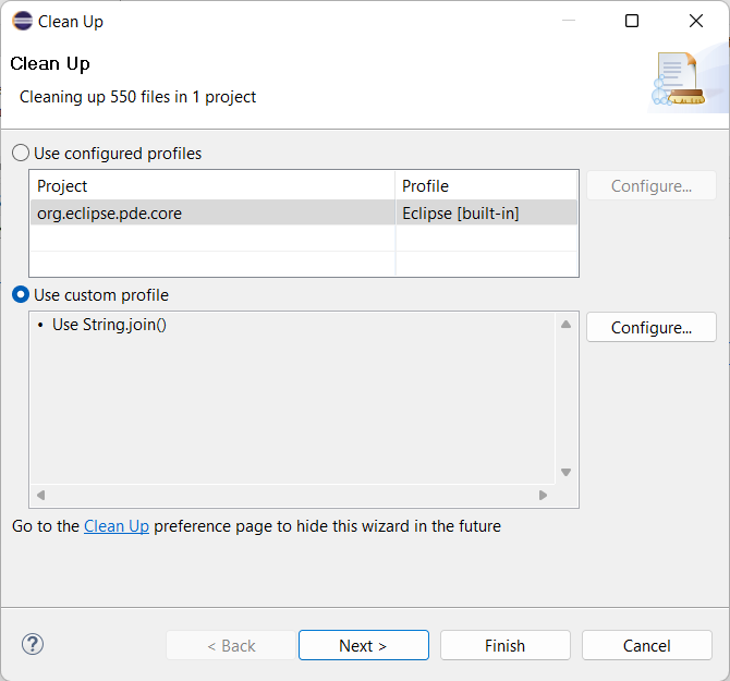 "No target edit provided" on "Use String.join()" cleanup · Issue #189 · eclipse-jdt/eclipse.jdt ...