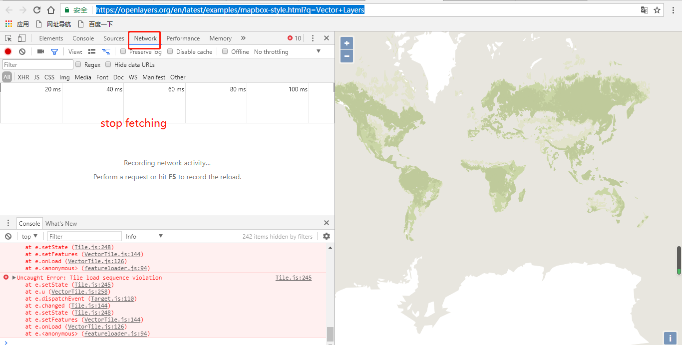 ol v6.0.0-beta.15 stop fetching and rendering tiles · Issue #10033 · openlayers/openlayers · GitHub
