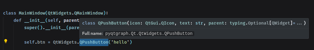 Type is not inferred with pyi file in pyqtgraph(PyQt6) · Issue #4823 · microsoft/pylance-release ...