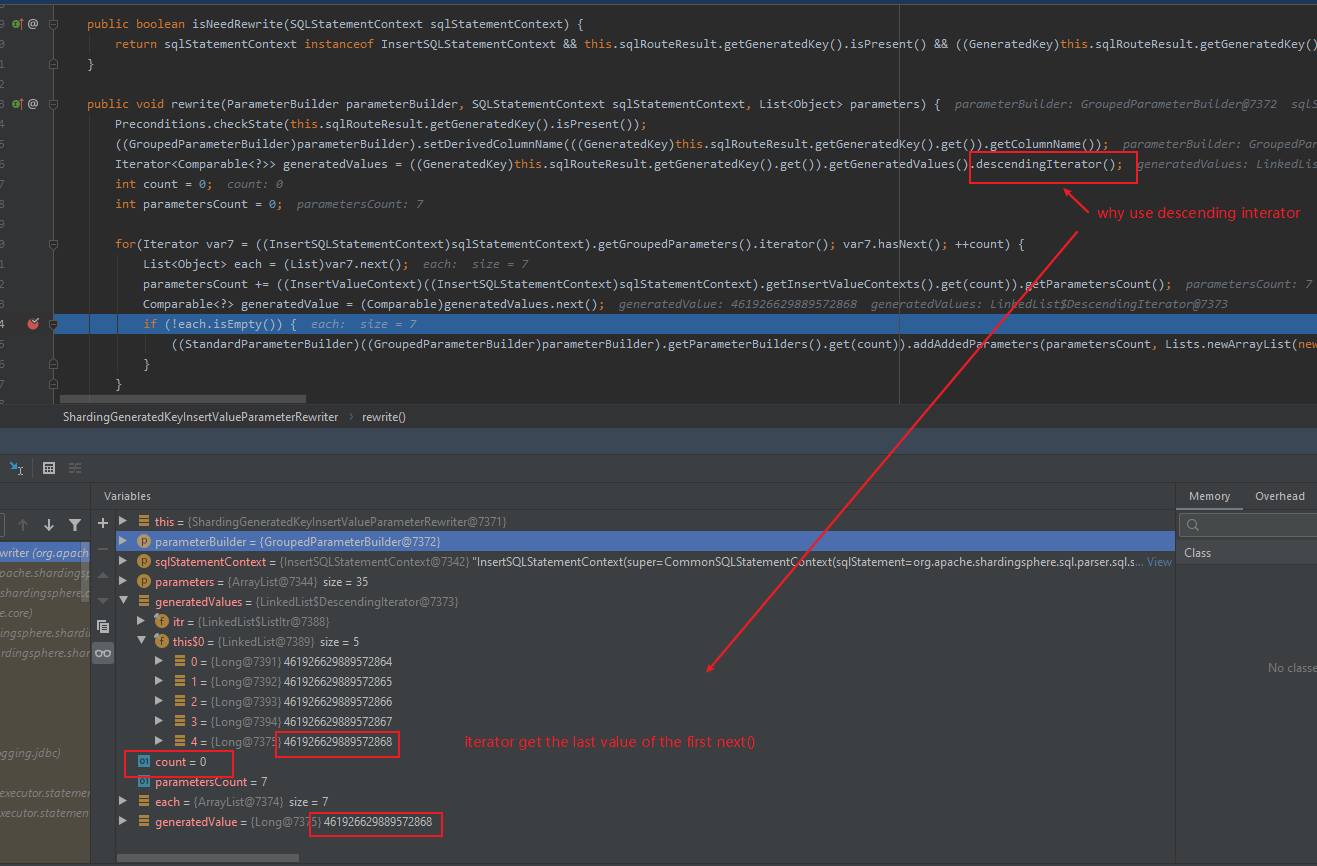 batch insert route result is wrong · Issue #5366 · apache/shardingsphere · GitHub