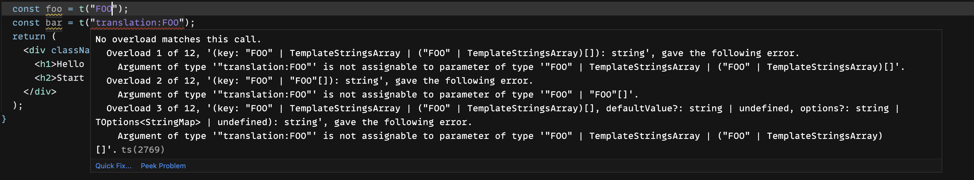 2245 Ts Autosuggests Both Prefixed And Un Prefixed Key With The Prefixed Giving A Ts Error