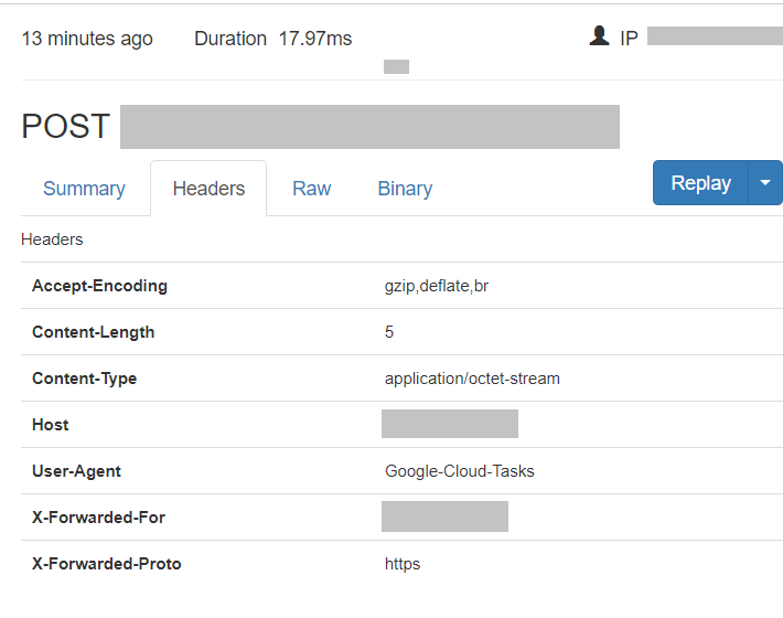 Payload on HTTP Request target always empty · Issue #248 · googleapis ...