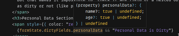 issue: useFormField functions set whole dirtyFields Object · Issue ...