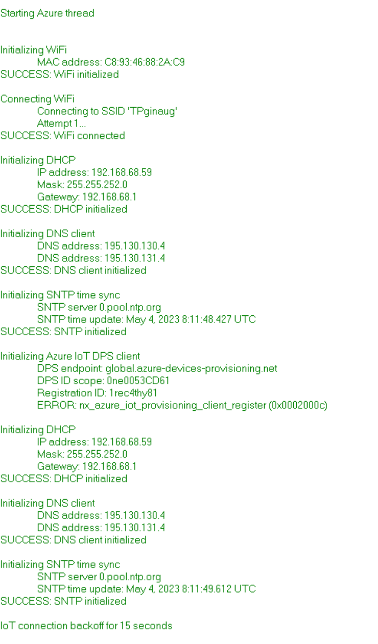 MXChip AZ3166 Stopped connecting · Issue #386 · eclipse-threadx/getting-started · GitHub