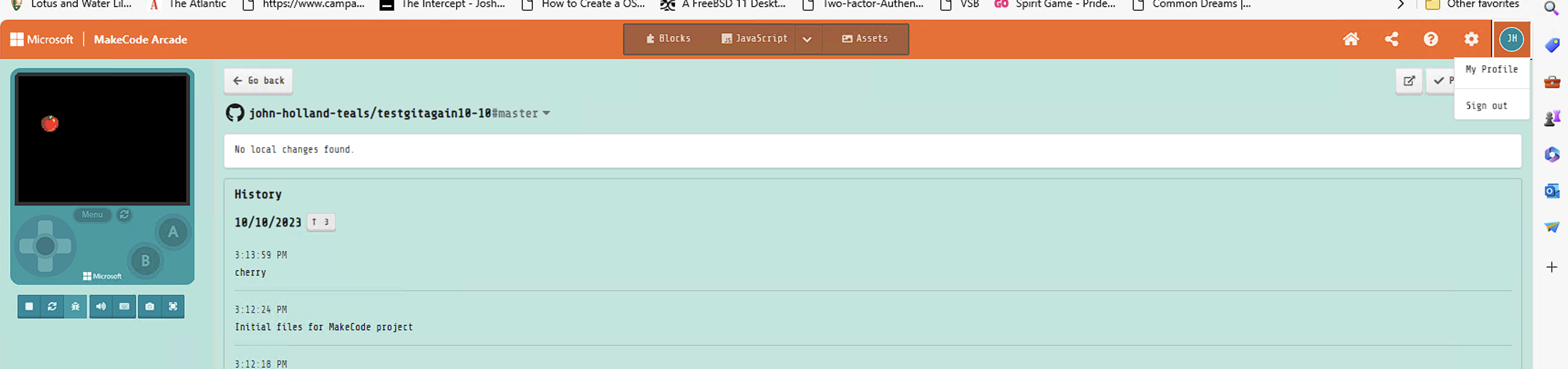 Github not creating new repos (mainly on Edge) · Issue #6096 · microsoft/pxt-arcade · GitHub