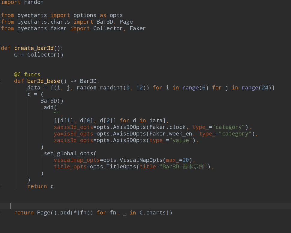 使用flask渲染example里面的示例代码，在浏览器中每次刷新图形都会重复出现 · Issue #1361 · pyecharts/pyecharts · GitHub