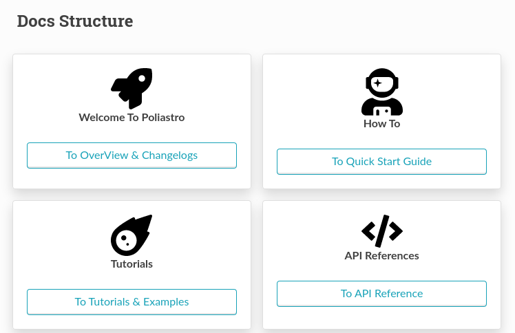 Improve front documentation page to highlight documentation ...