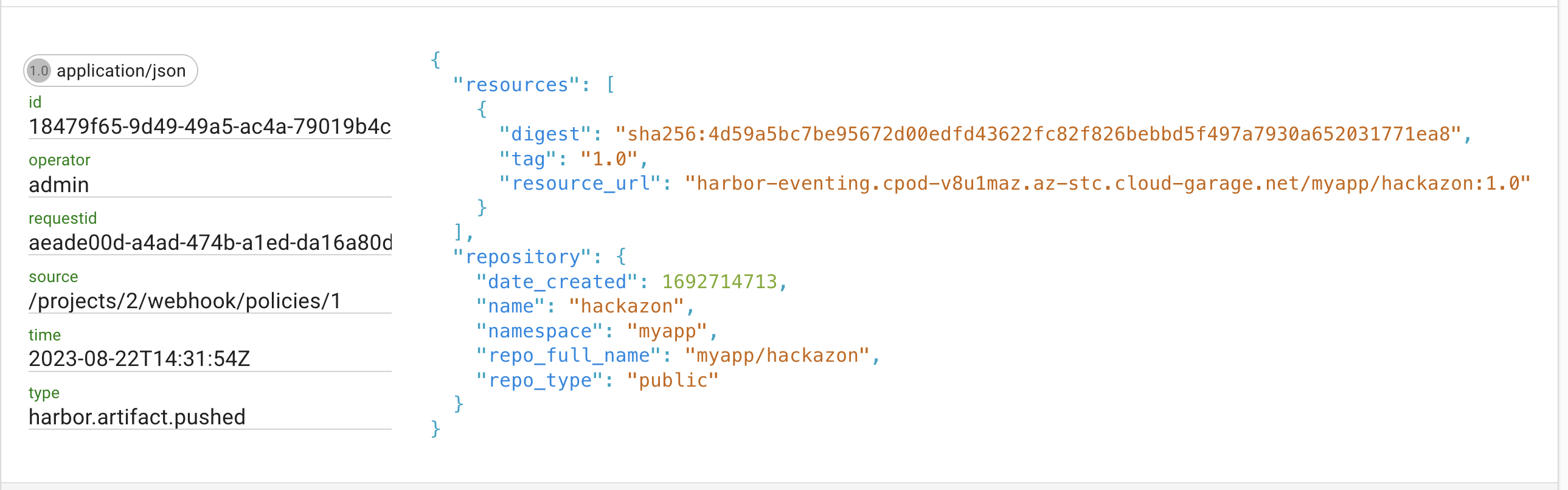 Update kn-ps-harbor-slack function to support native CloudEvents ... Update kn-ps-harbor-slack function to support native CloudEvents ...