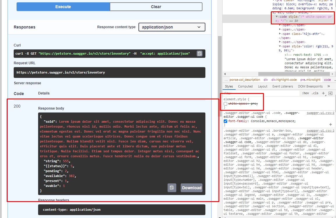 Long Text Does Not Wrap On The New Line · Issue 6825 · Swagger Apiswagger Ui · Github