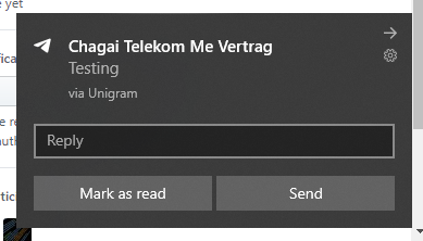 mark the message as read also when answering the message · Issue #1700 · UnigramDev/Unigram · GitHub