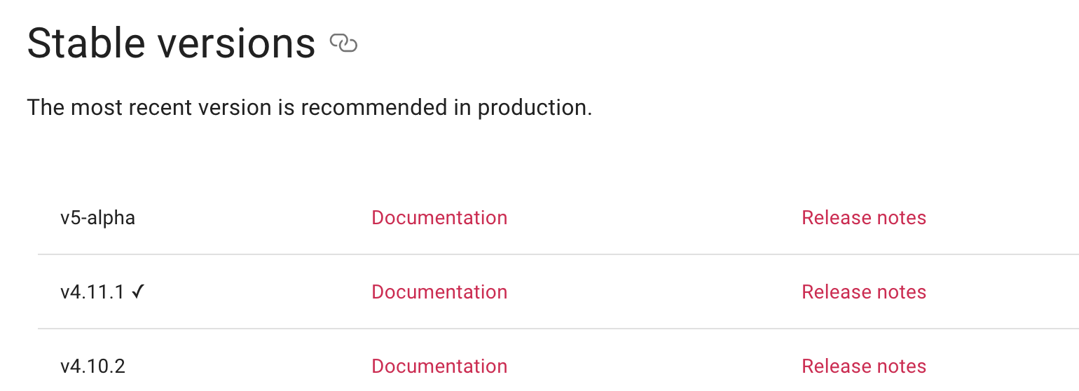 [docs] 5.x versions link redirects to 4.x versions · Issue #23946 · mui/material-ui · GitHub
