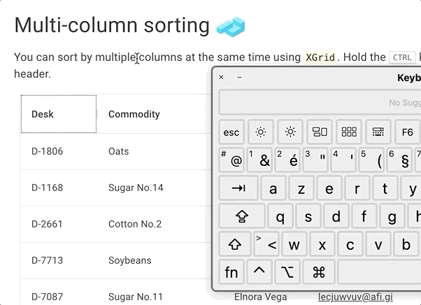 [XGrid] Multi-sort not working · Issue #1204 · mui/mui-x · GitHub