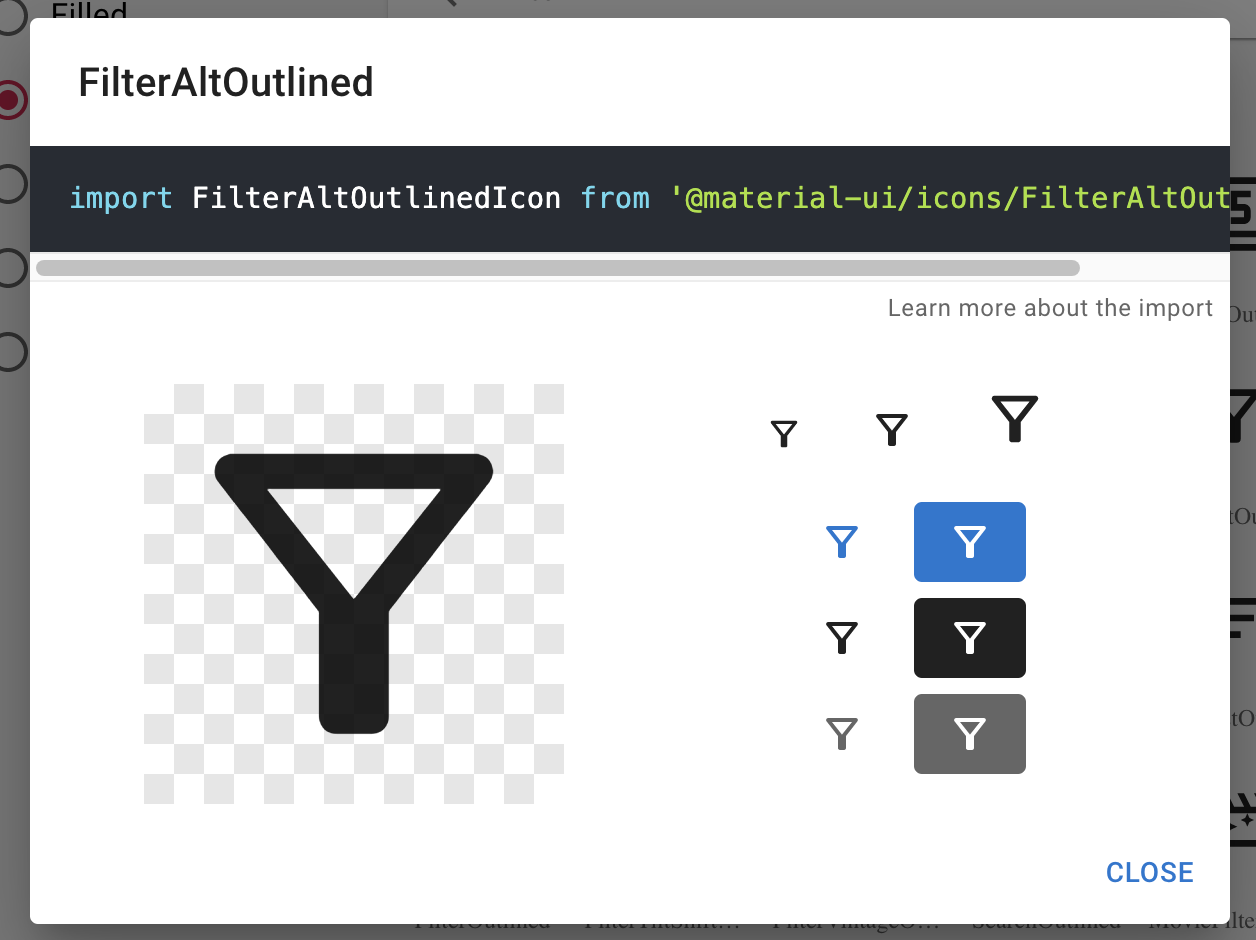 Add a new icon in Material Icons. The Filter Funnel Icon · Issue #25317 ...