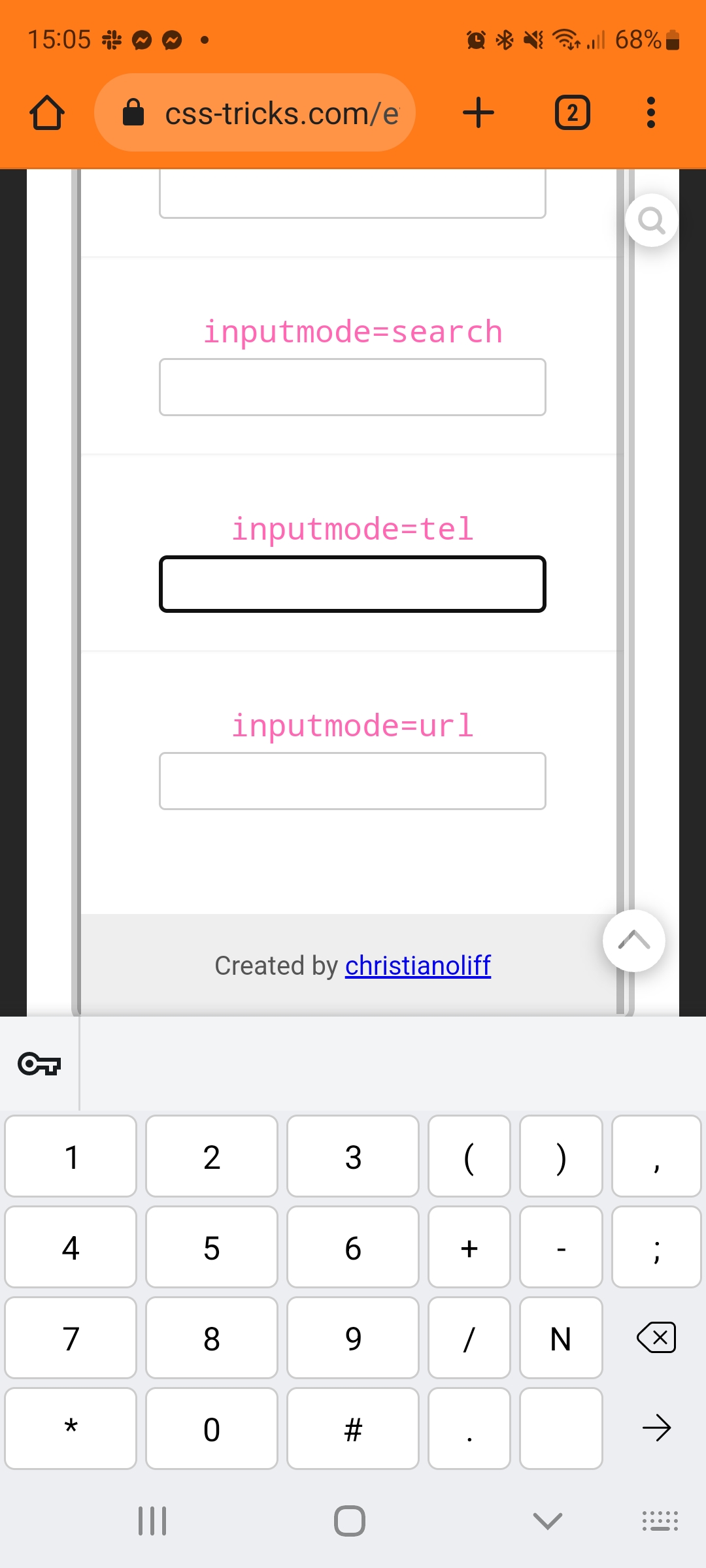 [pickers] Use `inputmode="tel"` for digit sections in the new pickers component · Issue #6214 ...