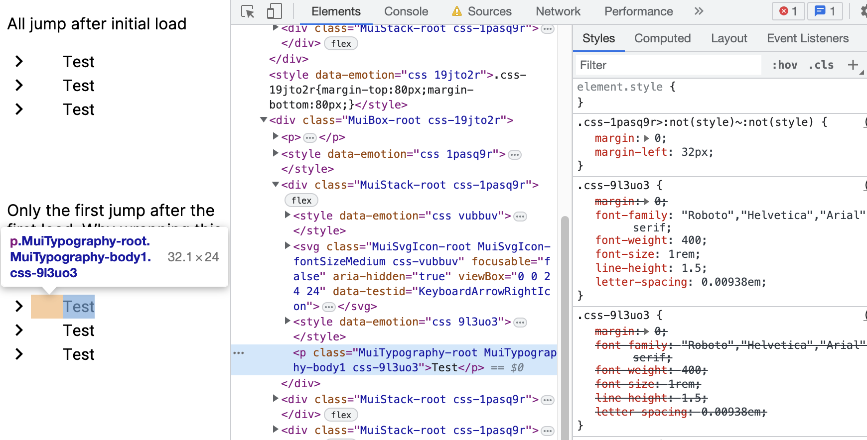 [Stack] FOUC with next13 app directory and "use client" directive · Issue #37338 · mui/material ...