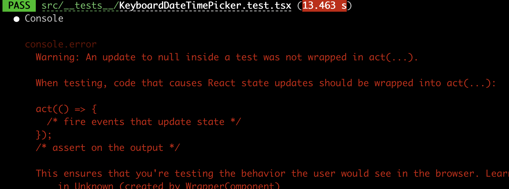 [test] The CI should fail if warning or error are thrown · Issue #2051 ...