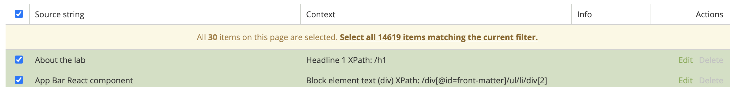 [DataGrid] Allow "select all" to only select the active page · Issue ...