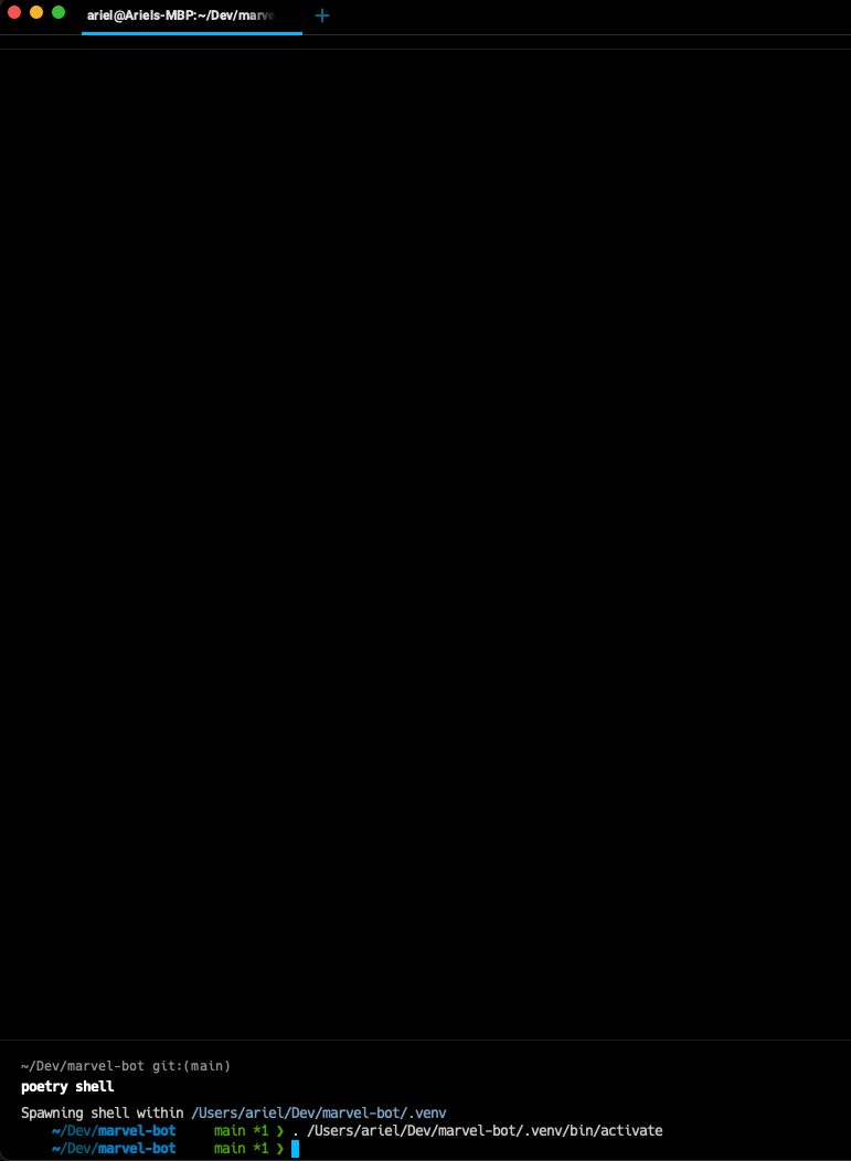 Python Virtualenv Is Not Using The Bottom Fixed Terminal Prompt · Issue 952 · Warpdotdevwarp 7064