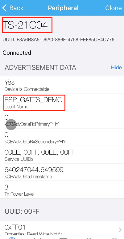 IOS connection ESP32 BLE, peripheral name and local name is different (IDFGH-5100) · Issue #6884 ...
