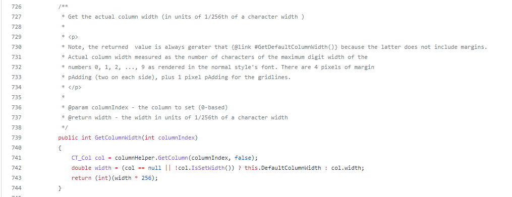 excel col default width problem, · Issue #943 · nissl-lab/npoi · GitHub
