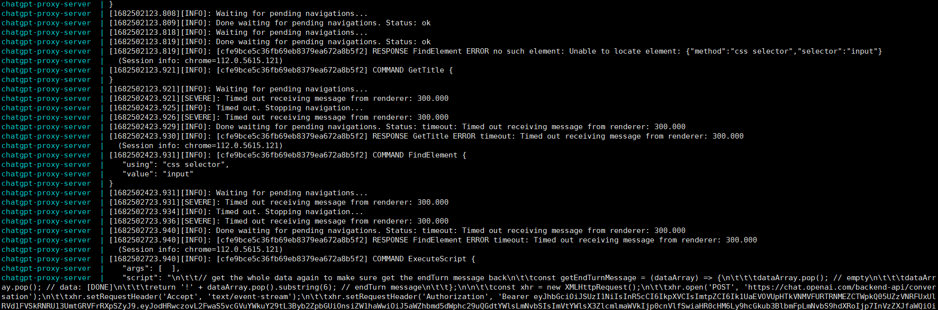 Request Failed With Status Code 504 Issue 82 Linweiyuan go