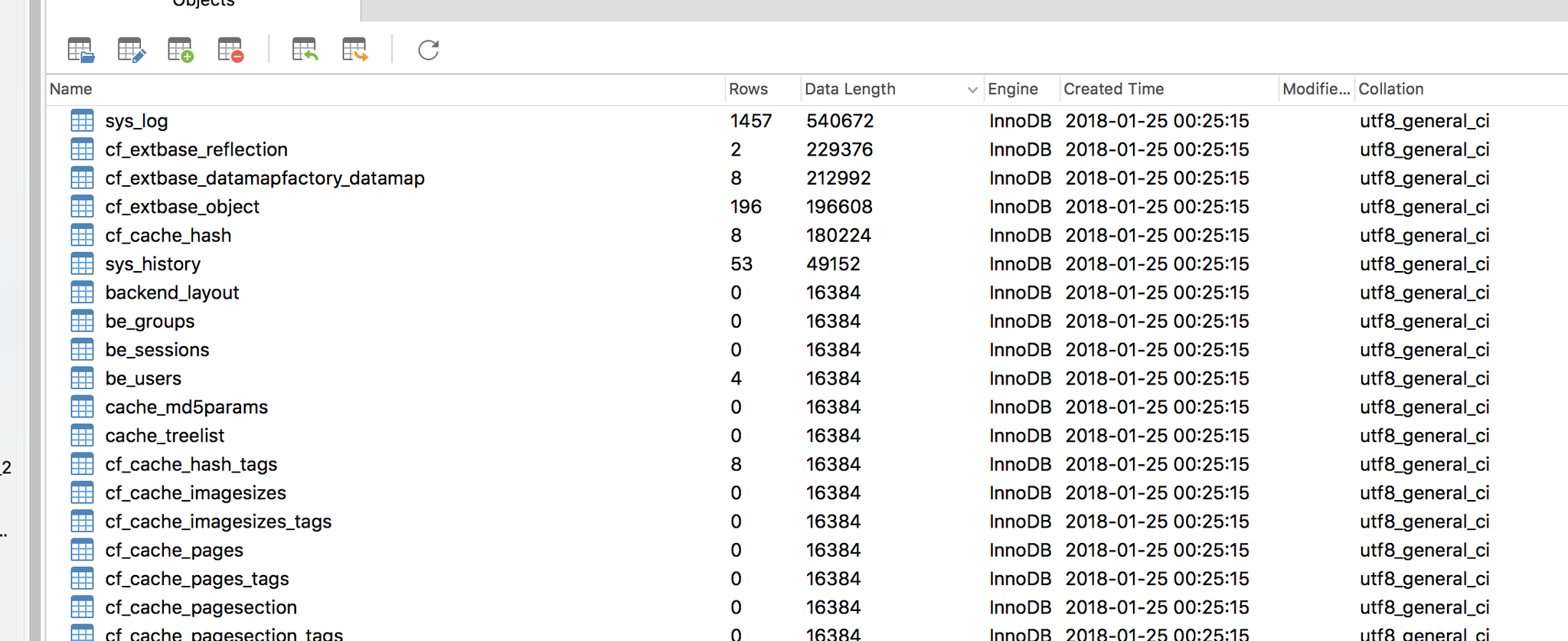 Feature Request: Overview of all Tables in a Database with Rows, Size, etc. · Issue #219 ...