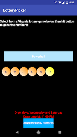 GitHub - noRedLinesPlease/LotteryPicker: updated lottery app