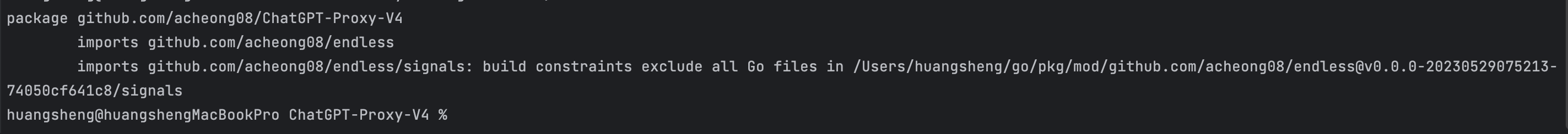 M1 Mac Build Error · Issue #73 · acheong08/ChatGPTProxy · GitHub