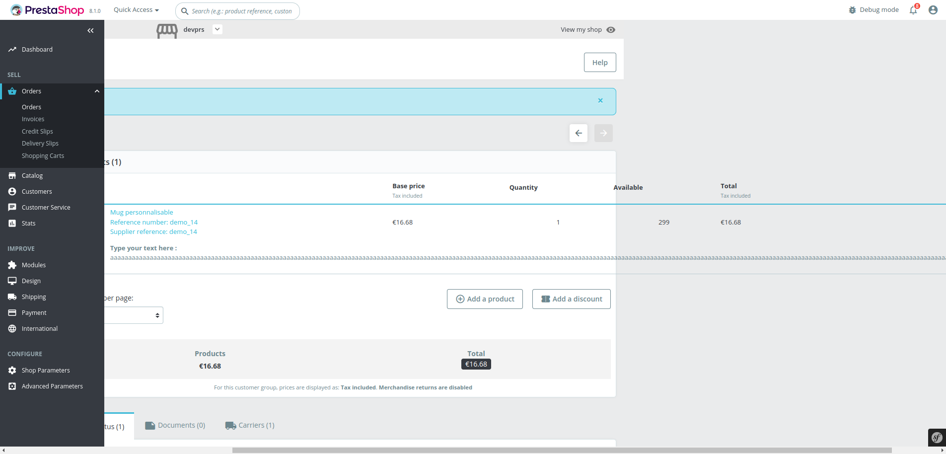 Display problem with a very long customizable field without space · Issue #31183 · PrestaShop ...