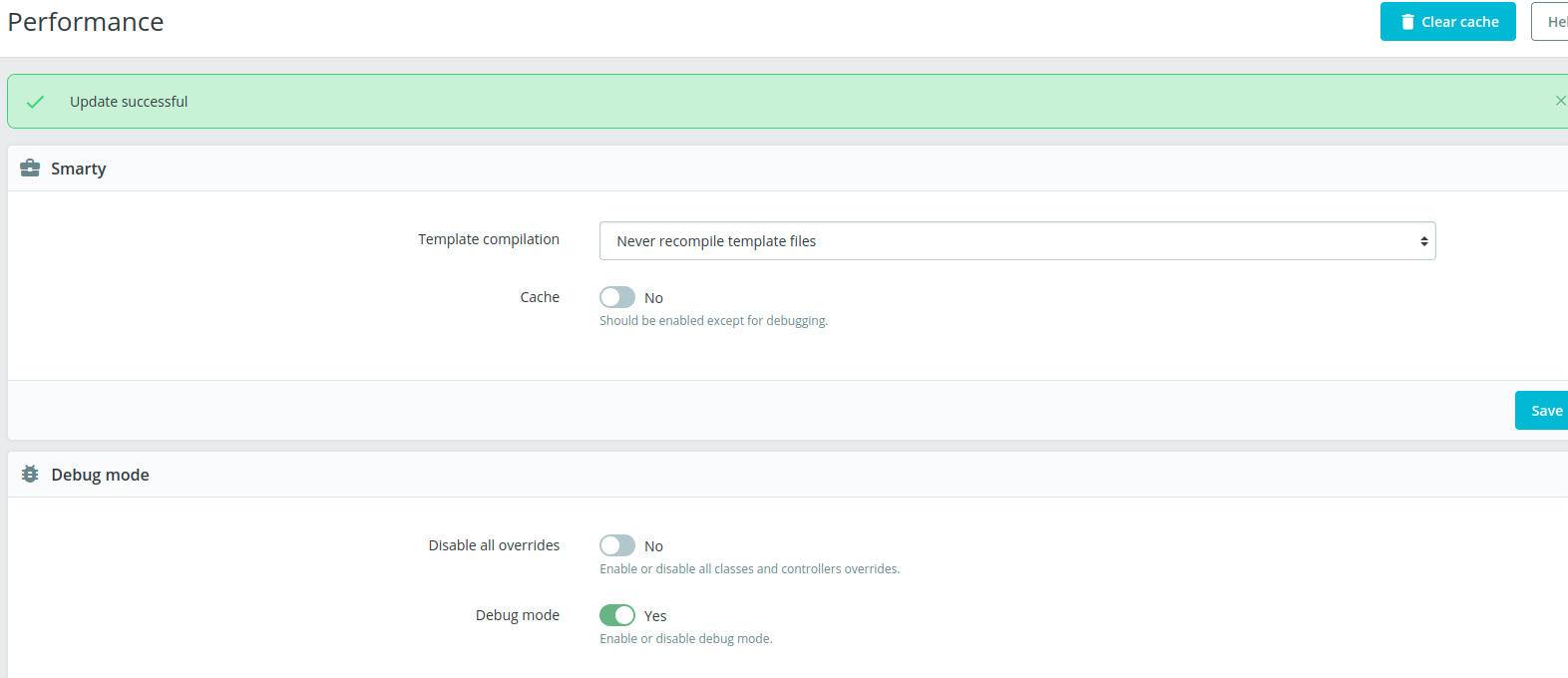 Debug mode breaks admin panel · Issue #31101 · PrestaShop/PrestaShop · GitHub