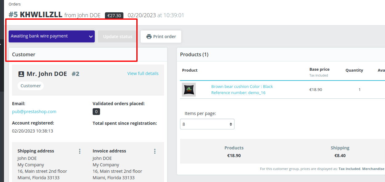 8.0.1 BO order status field unreadable · Issue #31540 · PrestaShop/PrestaShop · GitHub