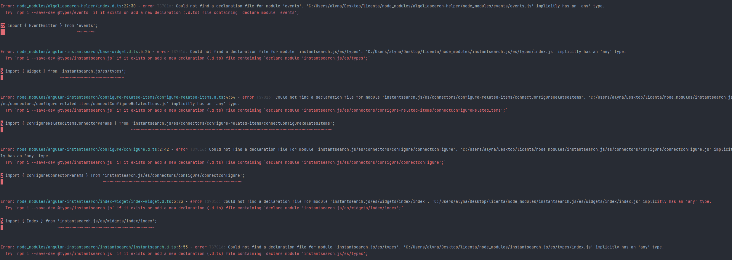 Update package to be Angular 9 compliant · Issue #713 · algolia/angular-instantsearch · GitHub