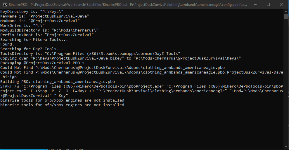 Can't pack · Issue #1 · InclementDab/DayZ-Mod-Template · GitHub