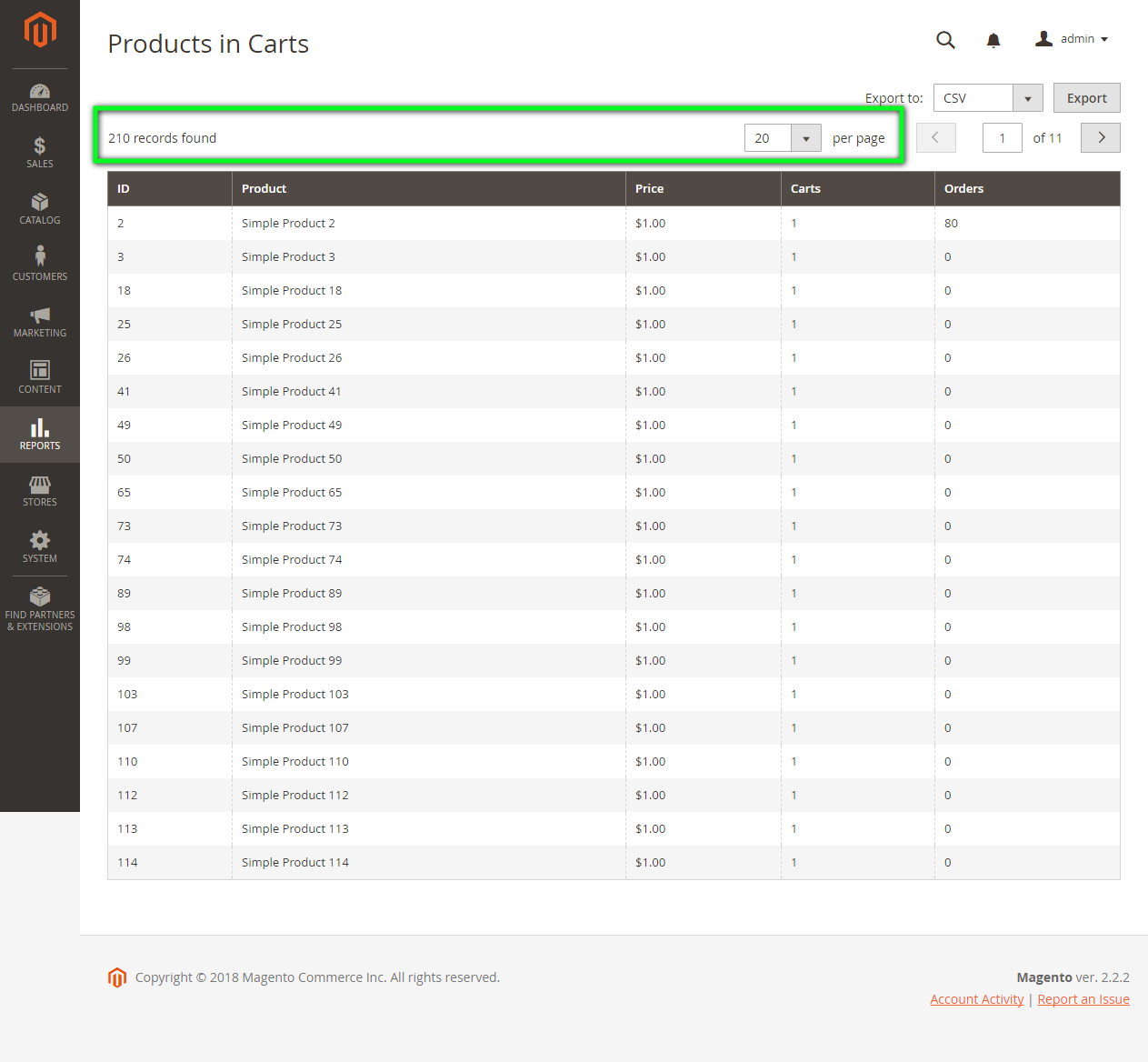 Report Products in Cart · Issue #13407 · magento/magento2 · GitHub