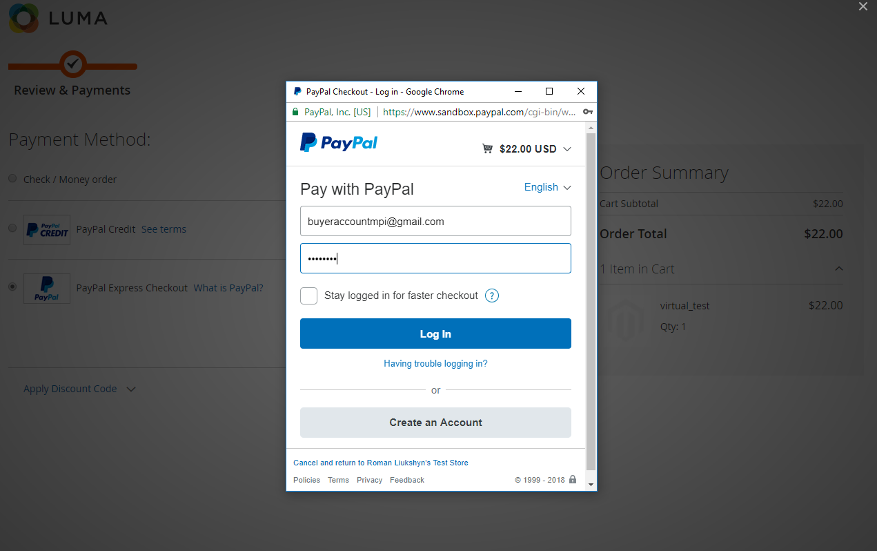 PayPal Express checkout issue - We cannot place an order. · Issue #14222 · magento/magento2 · GitHub