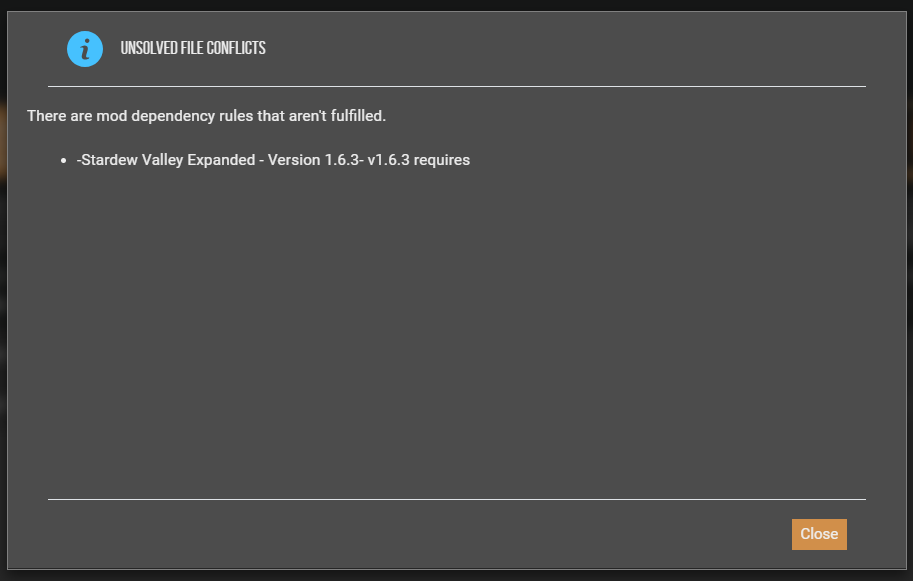 Missing Dependency Dialogue does not show a name · Issue #5570 · Nexus-Mods/Vortex · GitHub