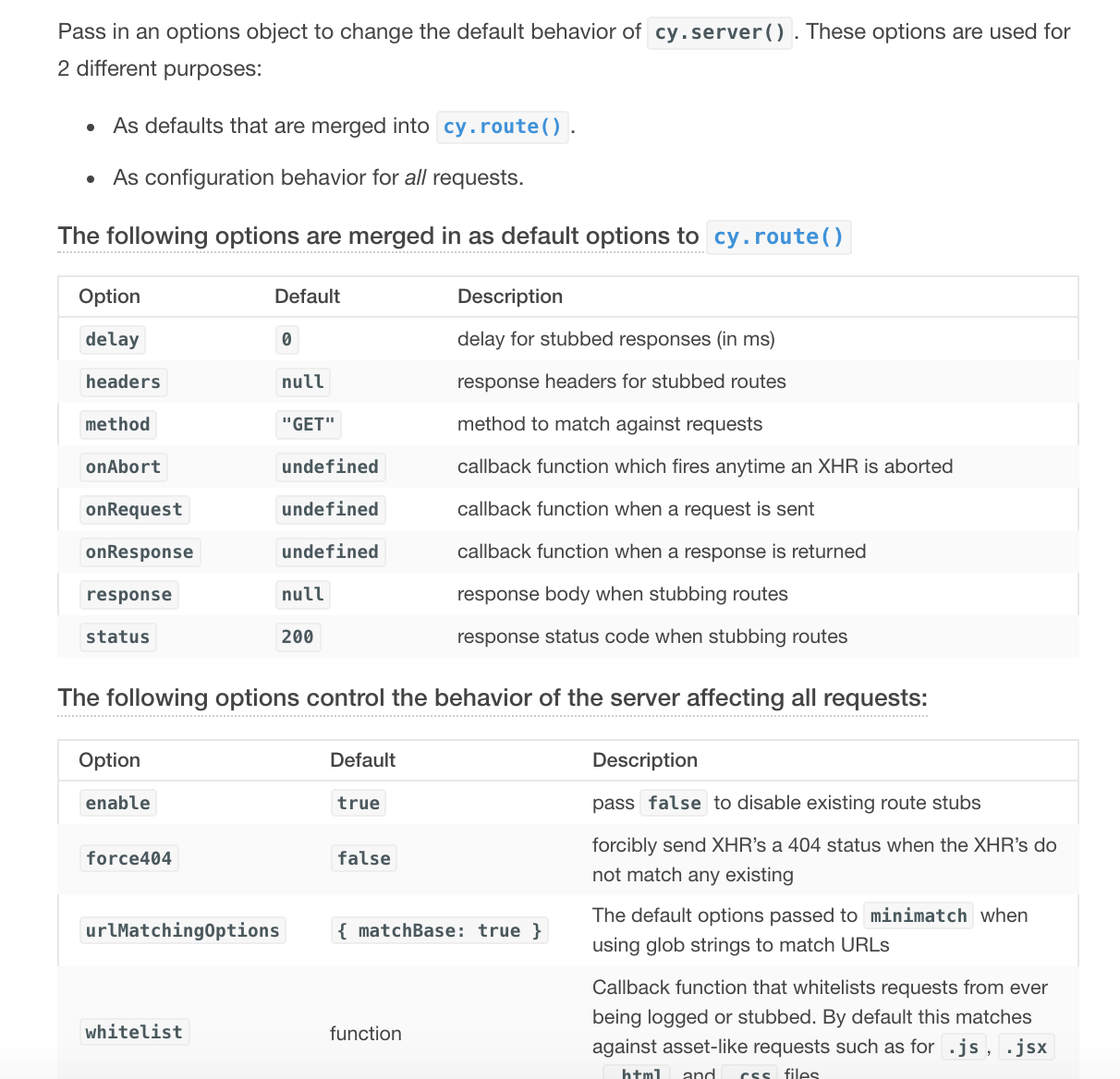 Update cy.server() with correct Yield information · Issue #689 · cypress-io/cypress ...