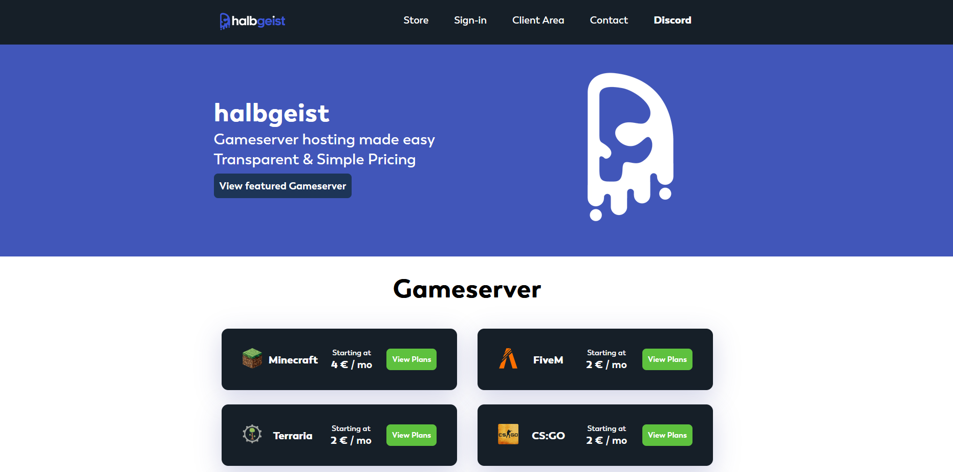 GitHub - batscs/halbgeist-hosting: demonstration website for a game server hosting provider