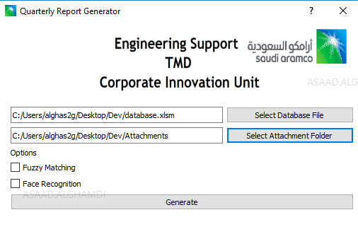 GitHub - asaadco/QR-Gen: Quarterly Report Generator developed during my ...