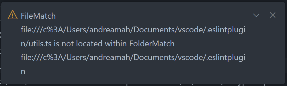FileMatch not located within FolderMatch · Issue #169770 · microsoft/vscode · GitHub