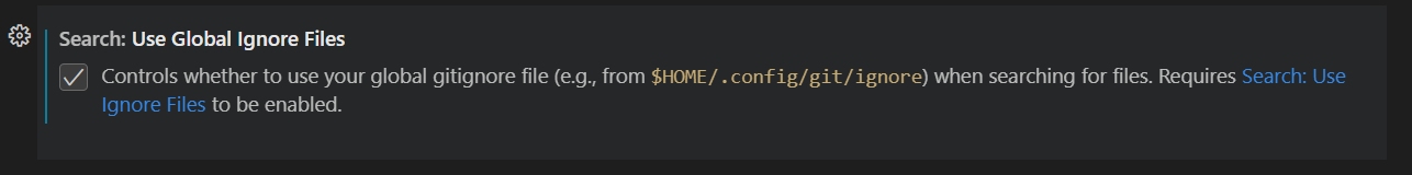 Make .ignore path for search more known · Issue #168129 · microsoft ...