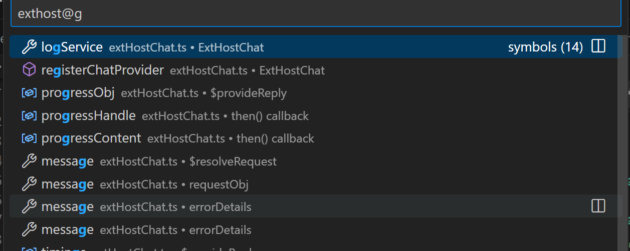 Quick Search - consider removing the space after `%` for text search ...