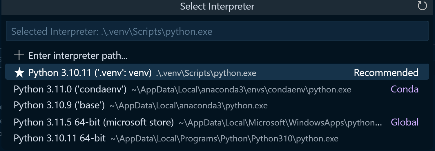 Microsoft Store should be capitalized in kernel picker · Issue #22094 · microsoft/vscode-python ...