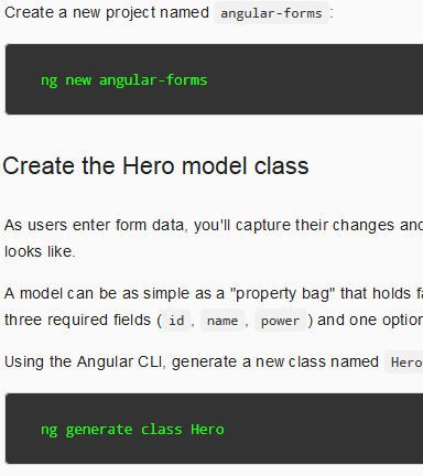 Font color wrong in terminal snippets in docs · Issue #20867 · angular/angular · GitHub