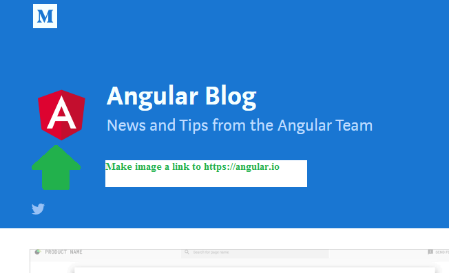 Provide an easy persistent way to navigate from Angular blog to main Angular site · Issue #24449 ...
