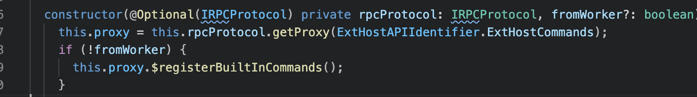 [FEATURE] 对worker暴露内置命令 · Issue #1050 · opensumi/core · GitHub