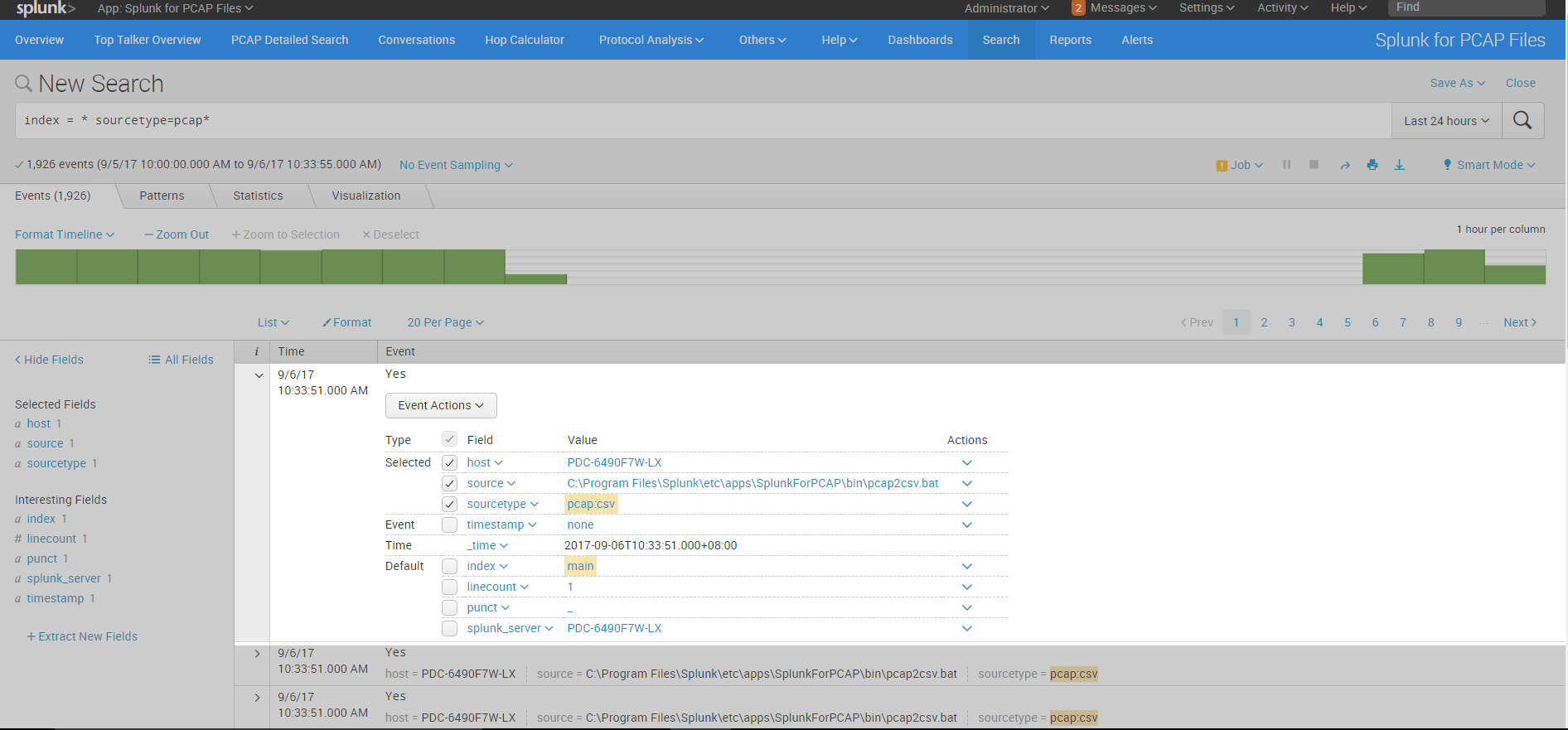 PCAP Analyzer/WireShark Installation Guide · Issue #2 · DanielSchwartz1/SplunkForPCAP · GitHub